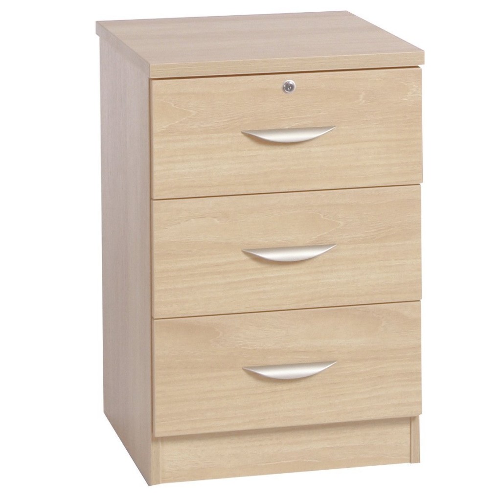 Three Drawer CD/DVD Storage Drawer Unit | Margolis Furniture