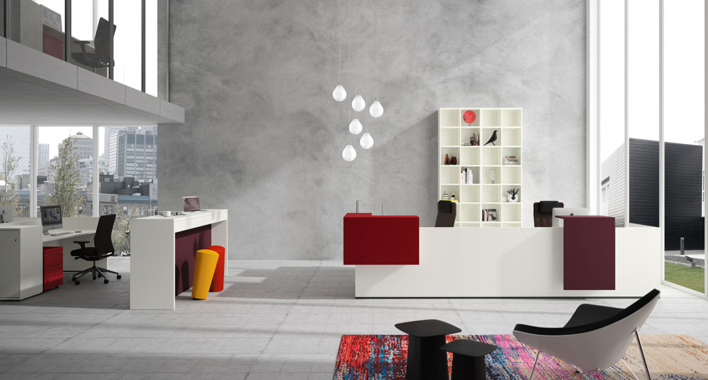 Basic C Reception Desk | Margolis Furniture