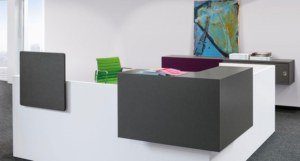 Basic C Reception Desk | Margolis Furniture