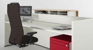 Basic C Reception Desk | Margolis Furniture