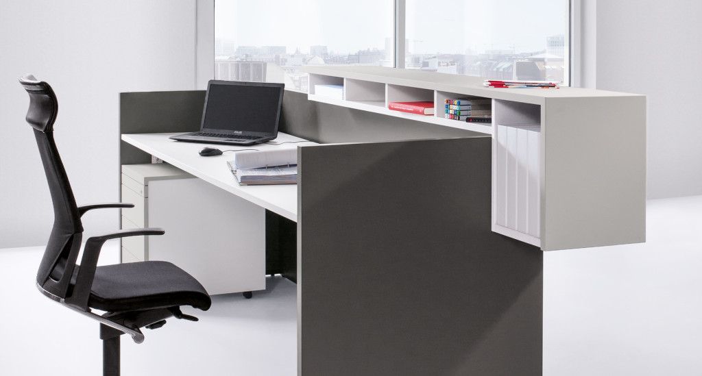 Basic C Reception Desk | Margolis Furniture