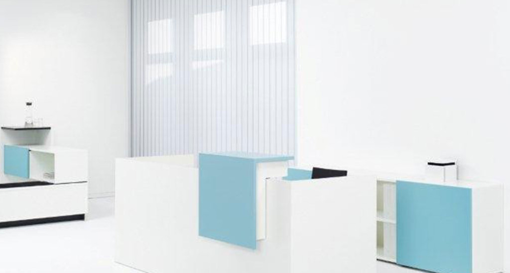 Basic C Reception Desk | Margolis Furniture