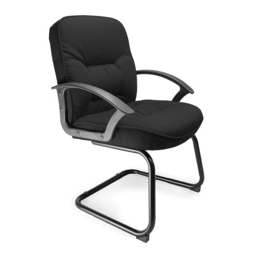 Coniston-C (Black) Office Cantilever Framed Visitors Chair | Margolis ...